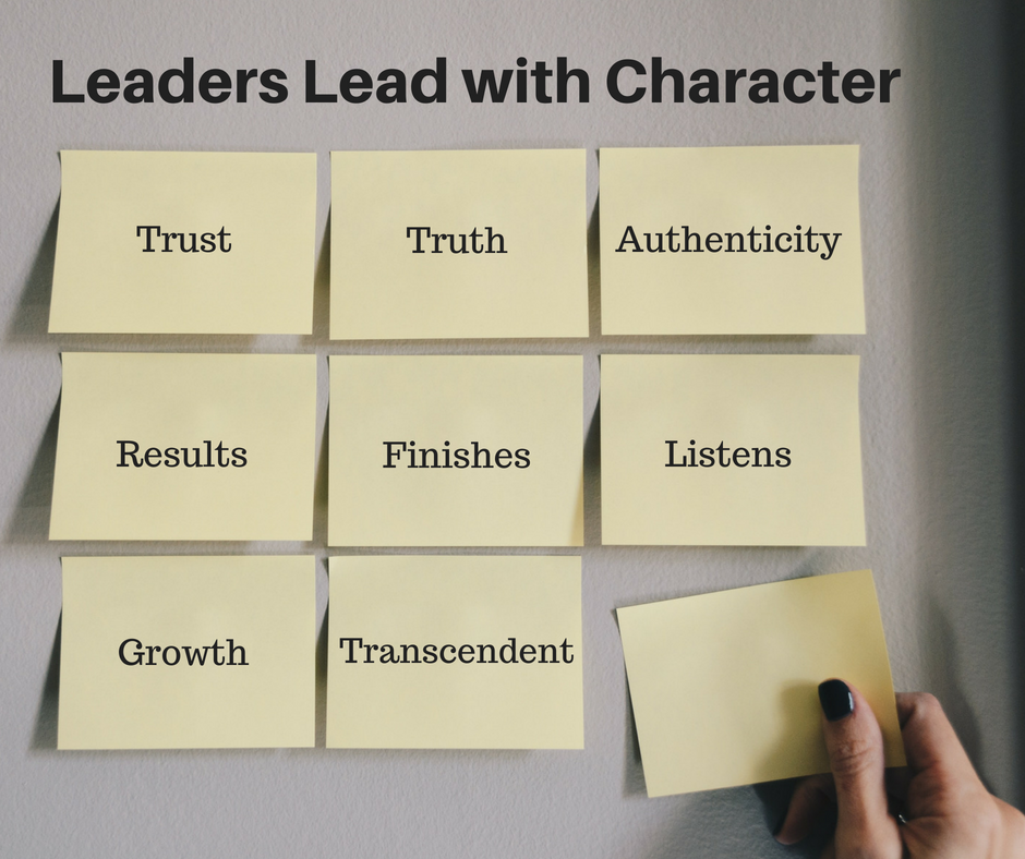 Leaders Lead with Character