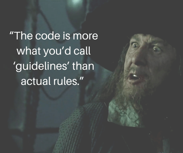 Do You Have A Code (Actually, More Like Guidelines) for Guest ...